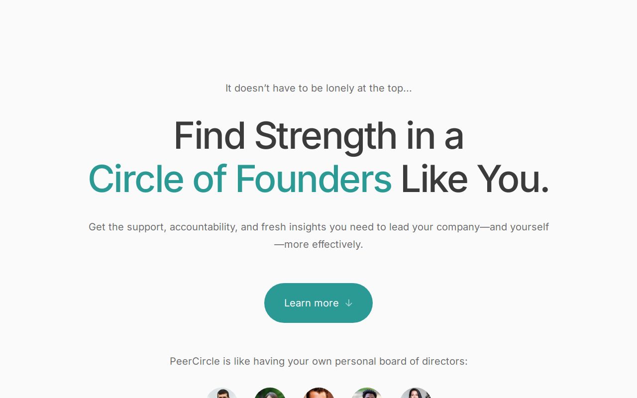 Founder Peer Circle